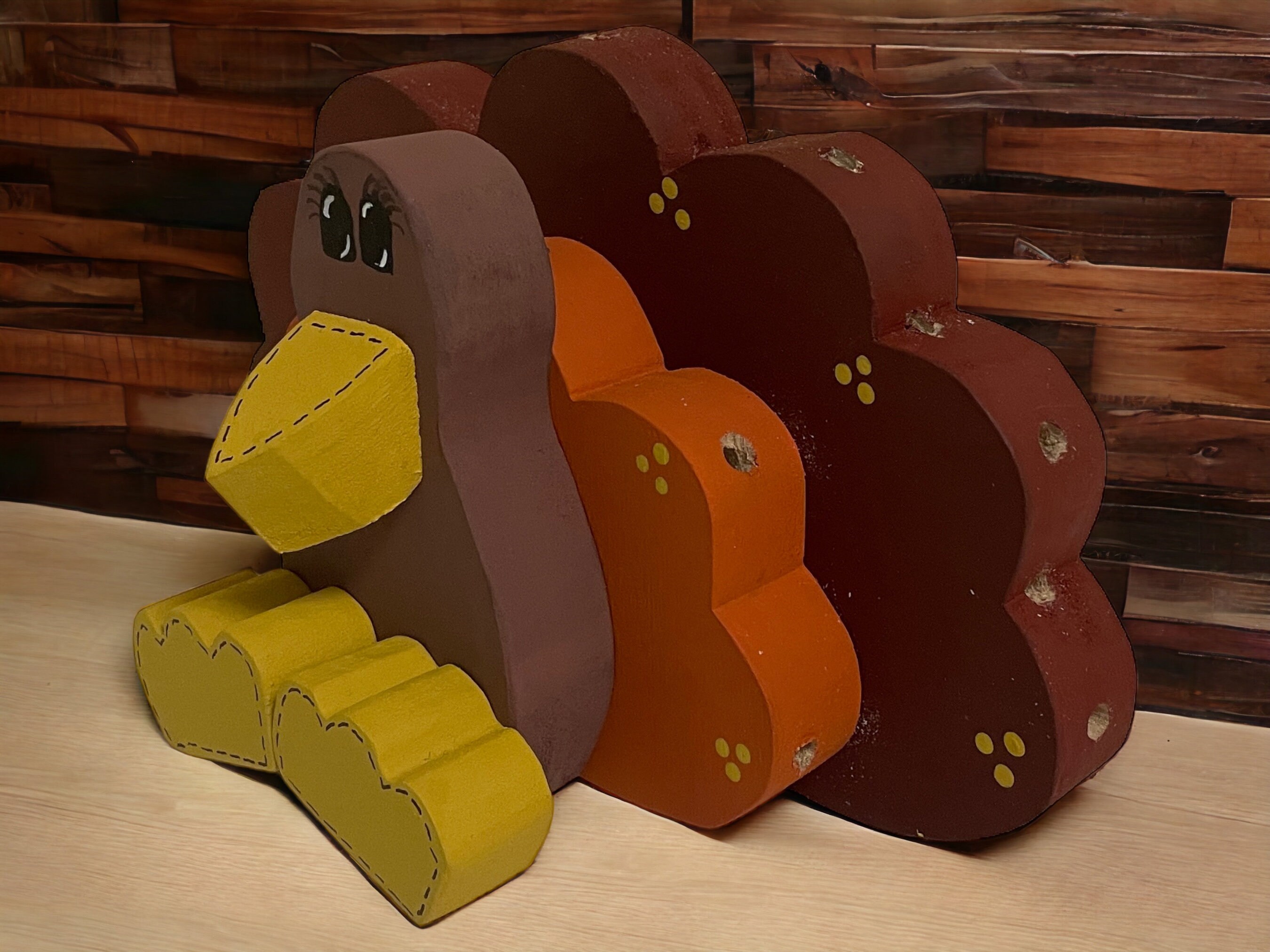 Wooden Turkey Lollipop sucker Holder Thanksgiving Decor - Etsy