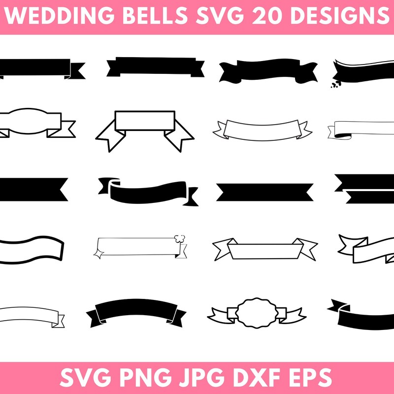 Ribbon Banner Svg - Etsy