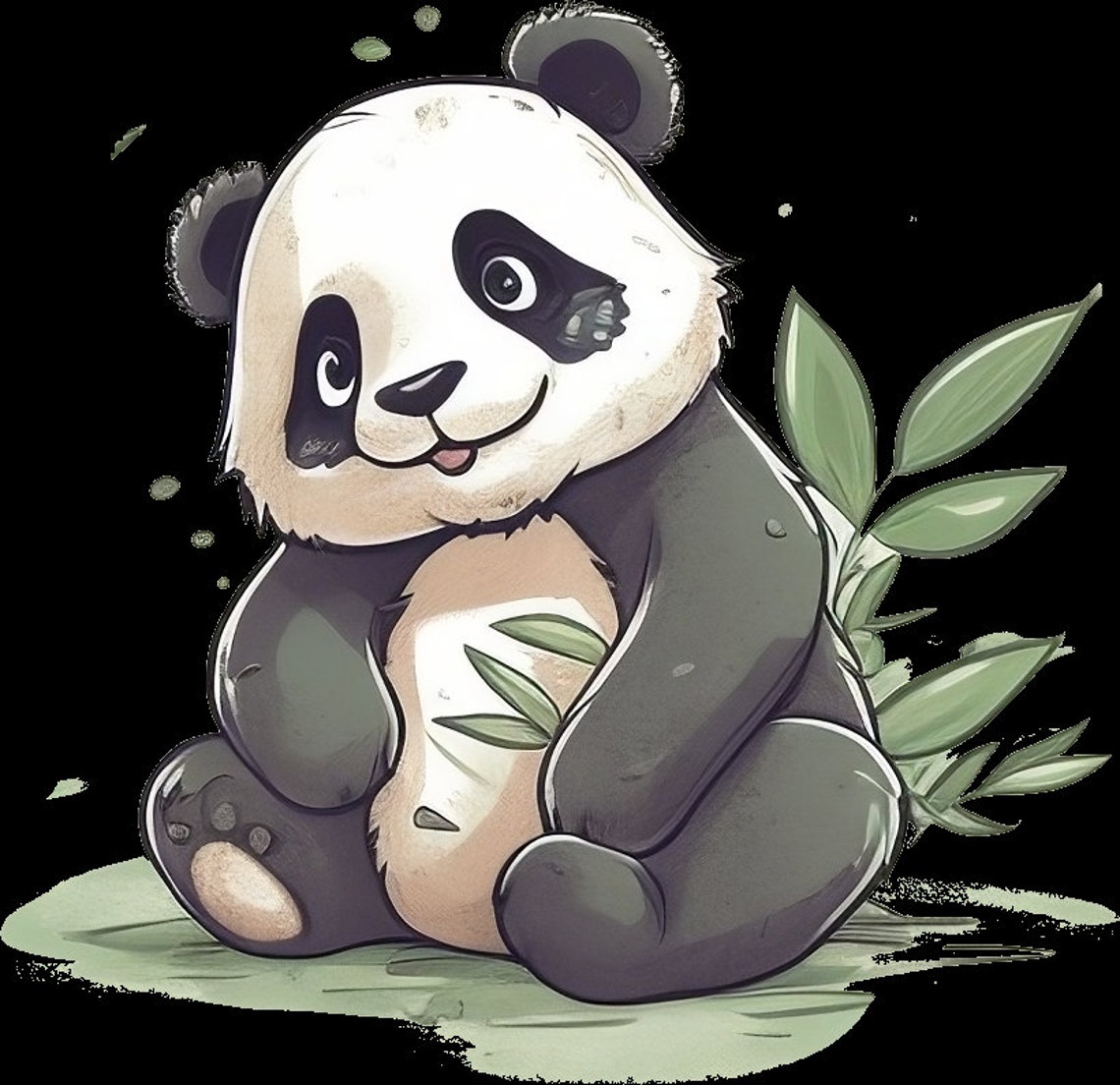 Baby Panda Clipart Panda Png Cute Panda Clipart Cute Panda - Etsy
