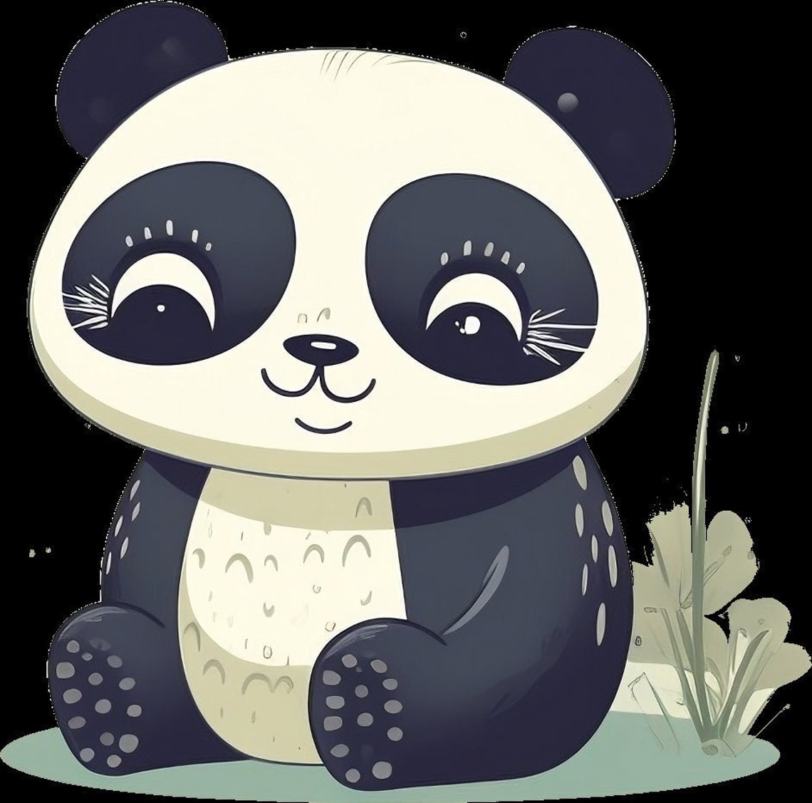 Baby Panda Clipart Panda Png Cute Panda Clipart Cute Panda - Etsy