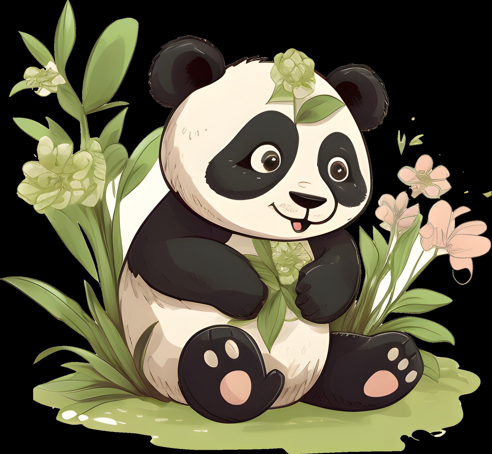 Baby Panda Clipart, Panda Png, Cute Panda Clipart, Cute Panda Clip Art ...