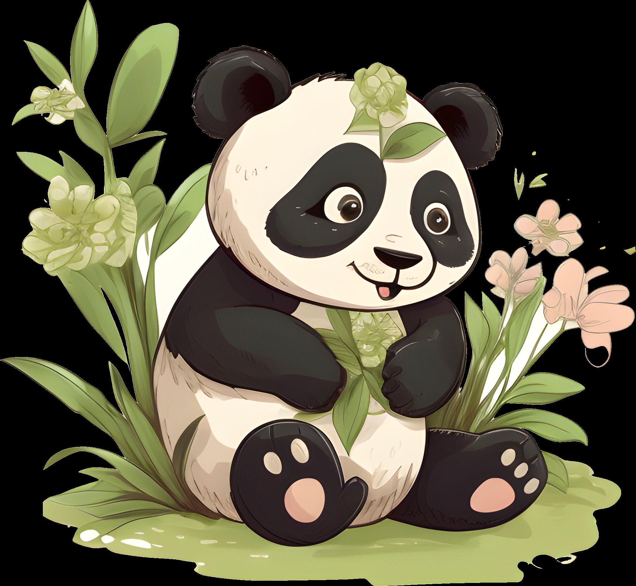 Baby Panda Clipart, Panda Png, Cute Panda Clipart, Cute Panda Clip Art ...