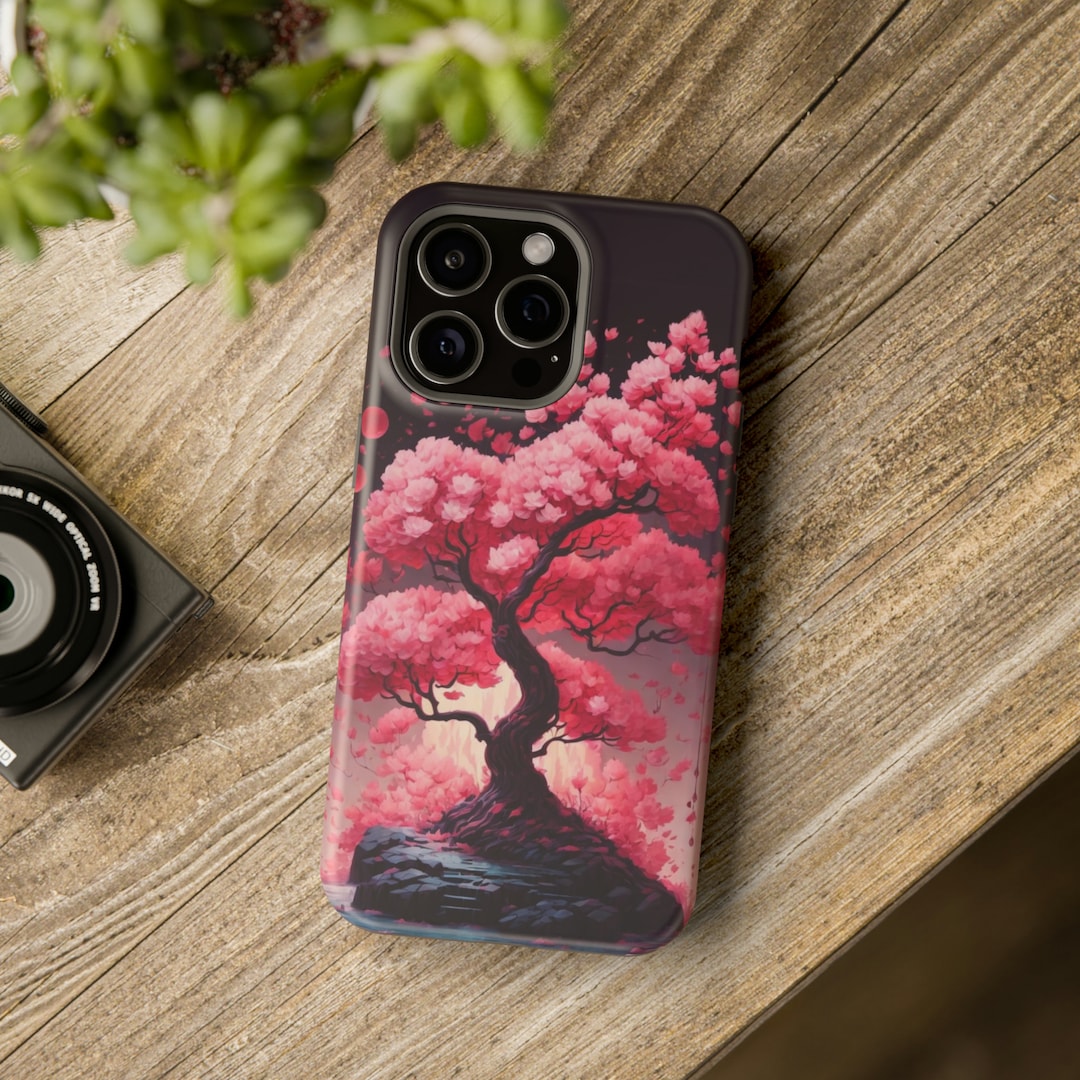 Cherry Blossom Ai-generated Art Magsafe Phone Case Premium Protection ...