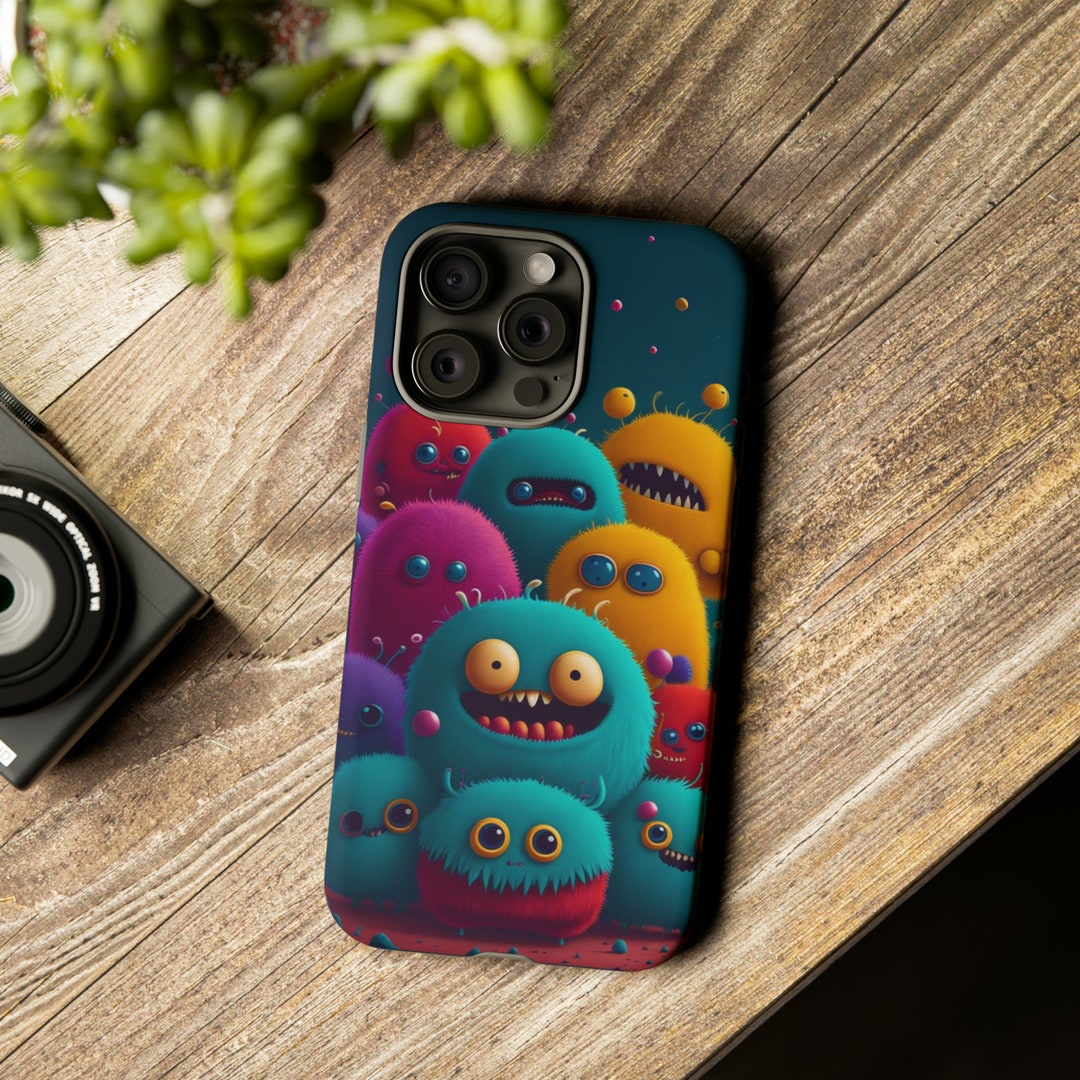 Monsters Custom Ai-generated Art Cell Phone Case Premium Protection ...