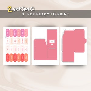 Printable Love Coupon Tickets Machine for Him Her, Editable Canva ...