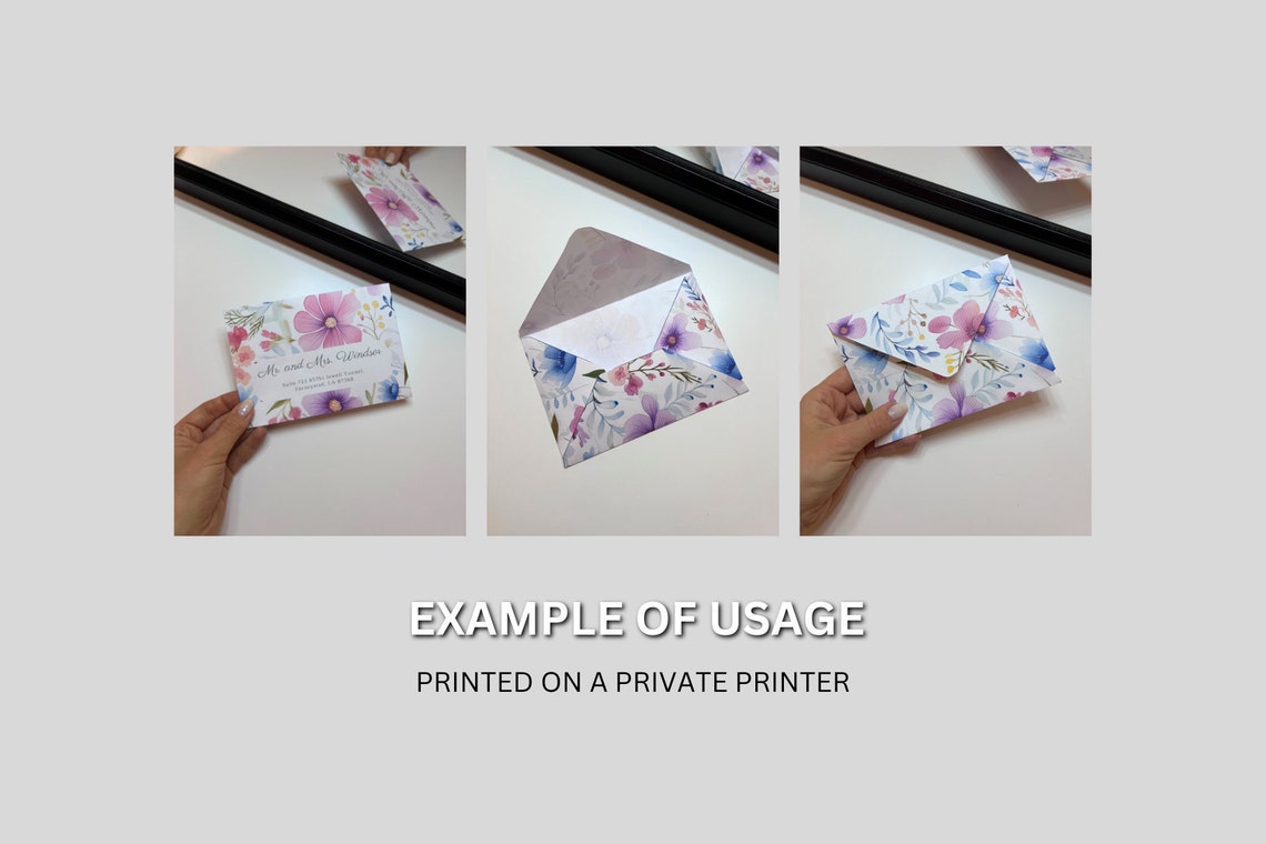 Letter Envelope Canva Template | Addressed | A4 Letter | Printable ...
