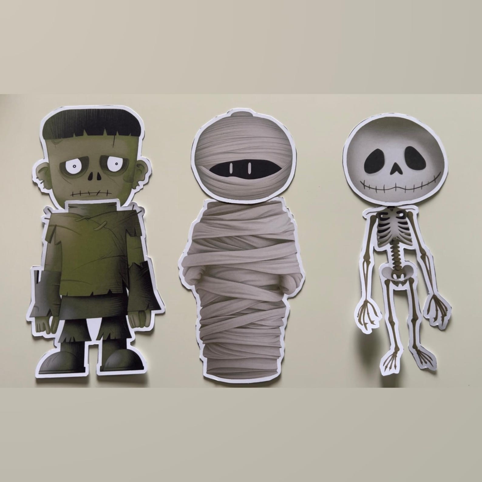 Printable Halloween Mix and Match Costume Cut-outs for Kids Activity ...