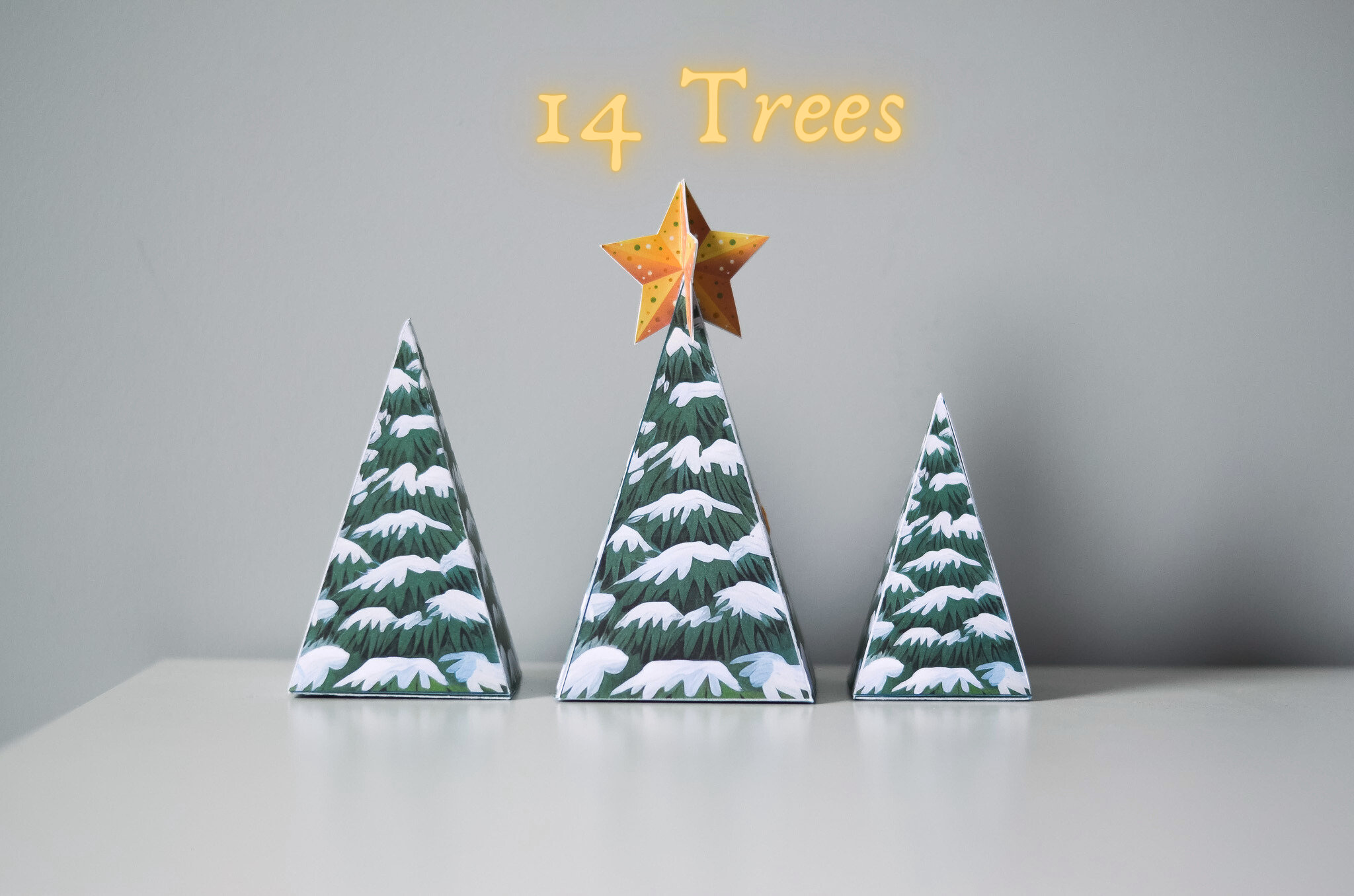 Printable Advent Calendar, Countdown to Christmas, Paper Christmas ...