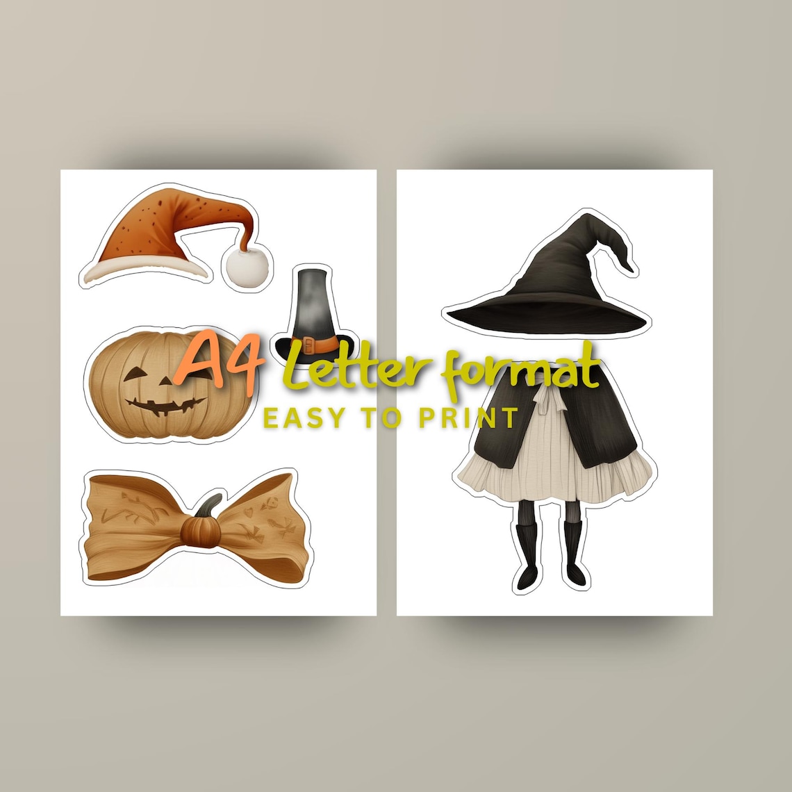 Printable Halloween Mix and Match Costume Cut-outs for Kids Activity ...