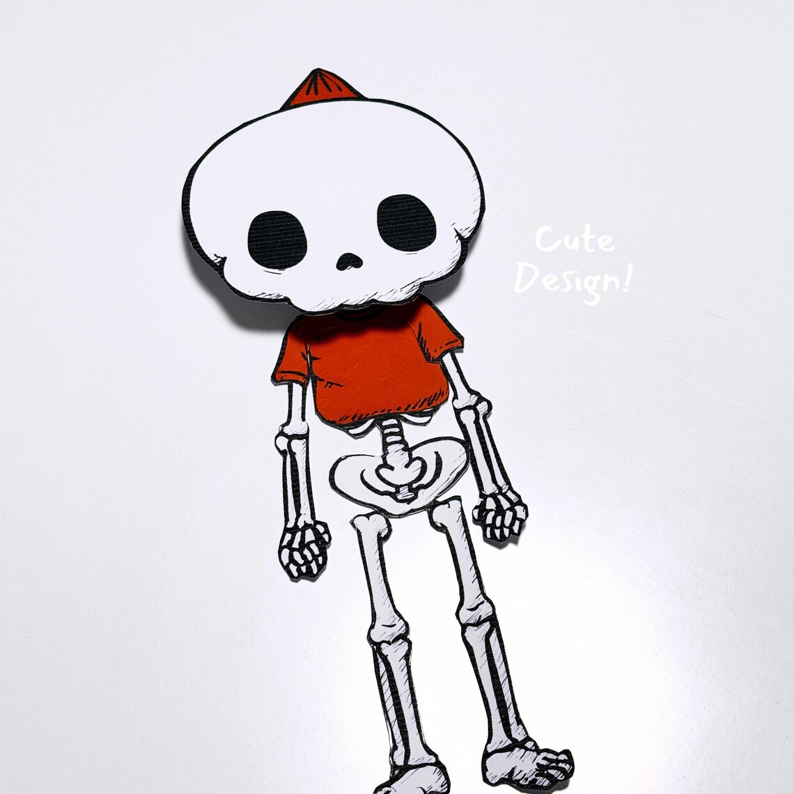 Halloween Decoration Hanging Paper Doll Skeleton Skull Autumn Home ...