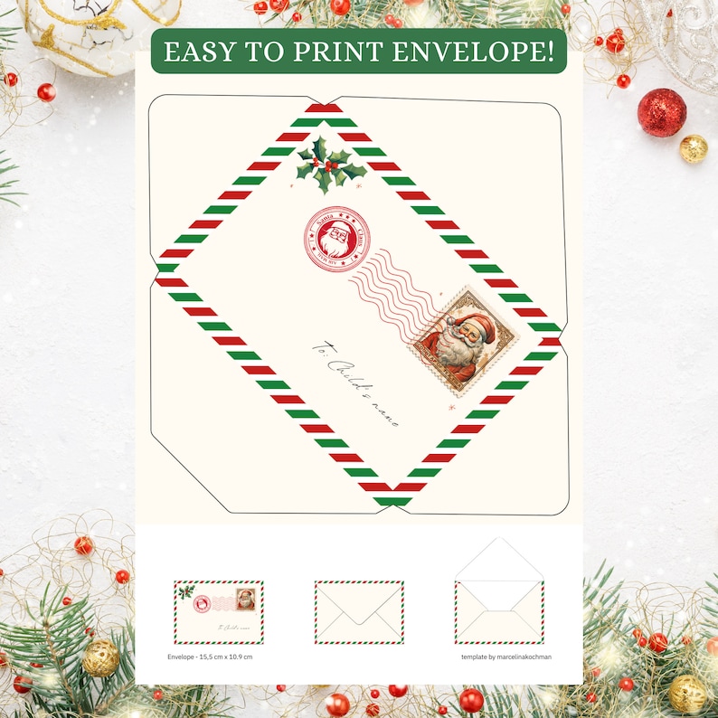 Approved Official Letter From Santa | Nice List Certificate | Christmas ...