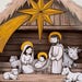 Printable Paper Nativity Scene Cut and Fold Paper Toy DIY Craft Kit ...