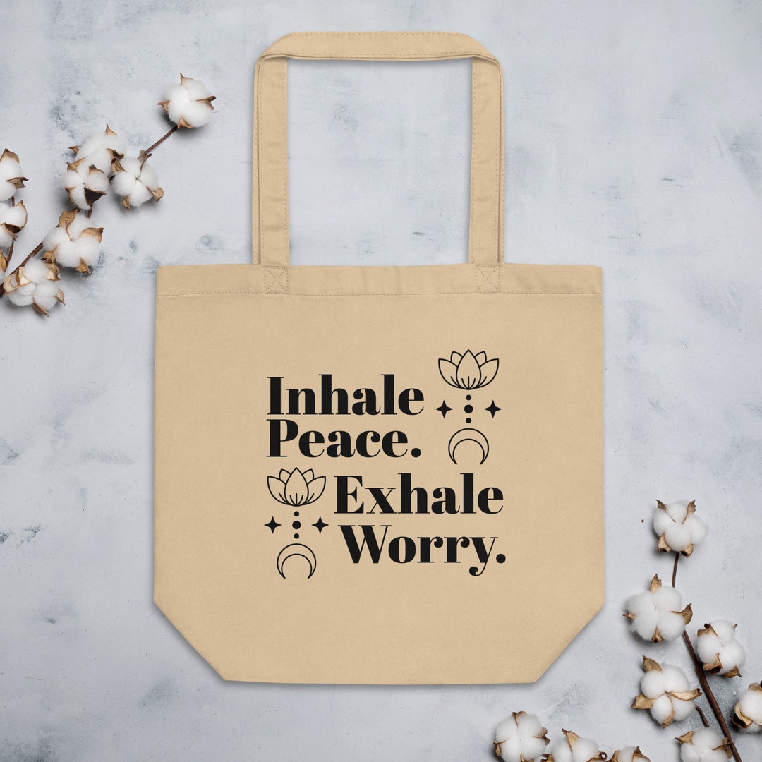 Inhale Peace Exhale Worry - Etsy
