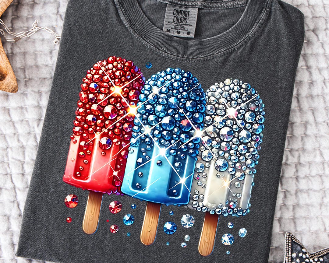 Rhinestone Bomb Popsicle 4th of July PNG, Retro Fourth of July Png ...
