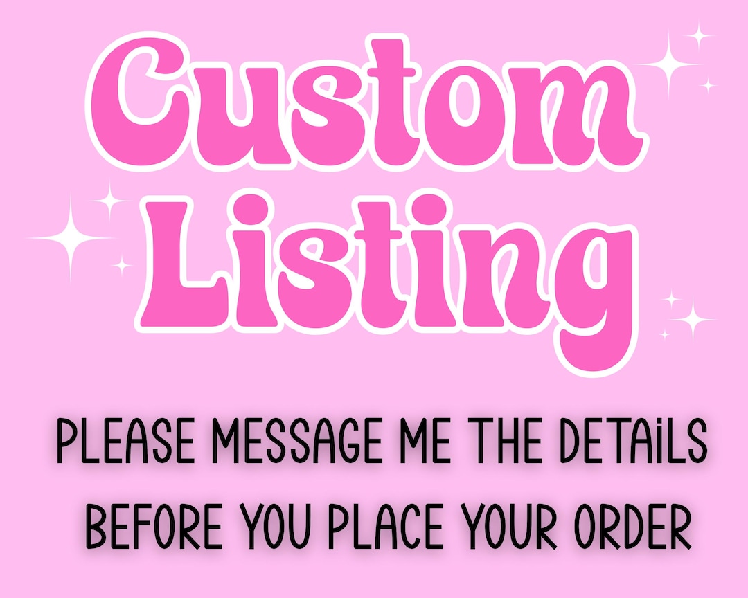 Custom Listing Png, Custom PNG, Personalized Png, Custom Design Listing ...