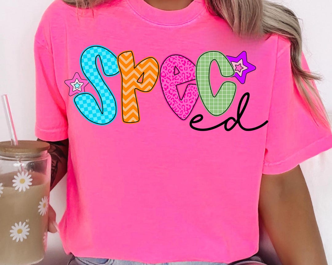 Special Education Team PNG, Preppy Spec Ed School Shirt Design, First ...