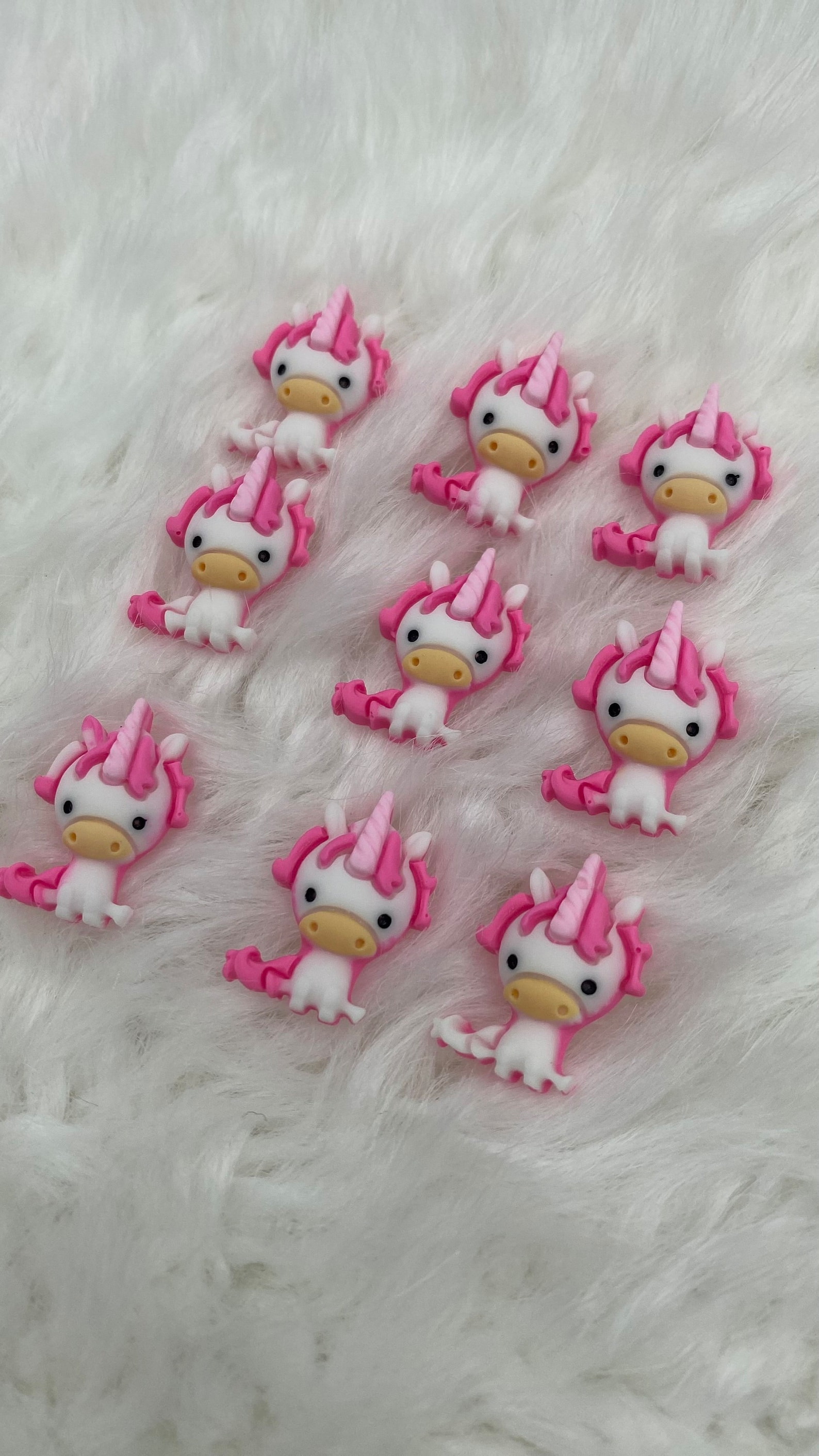 Resin 21mm Cute Kawaii Pink Unicorn Flat Back Cabochon, DIY Kids Baby ...