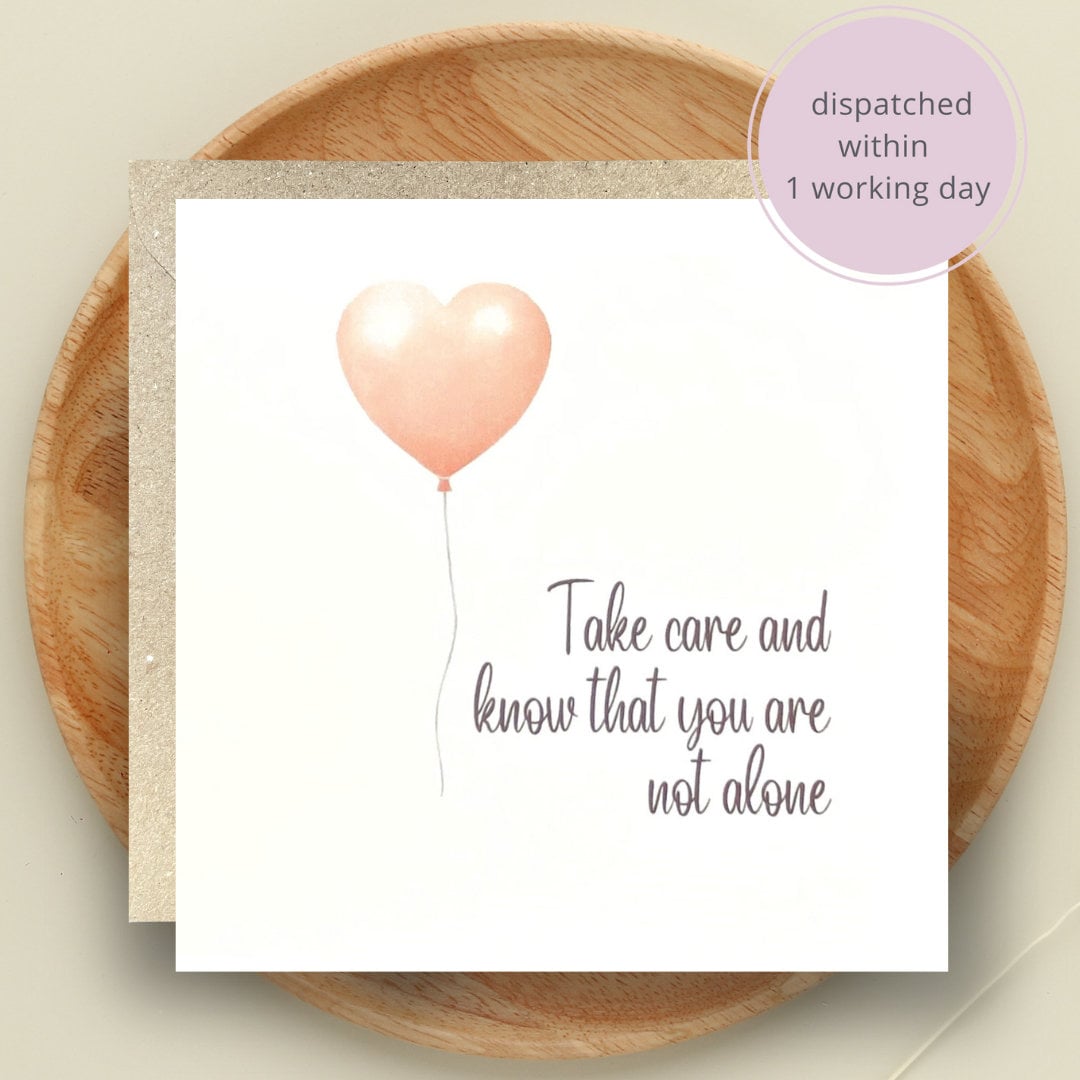 Supportive Thoughts Heartfelt Sympathy and Thinking of You - Etsy