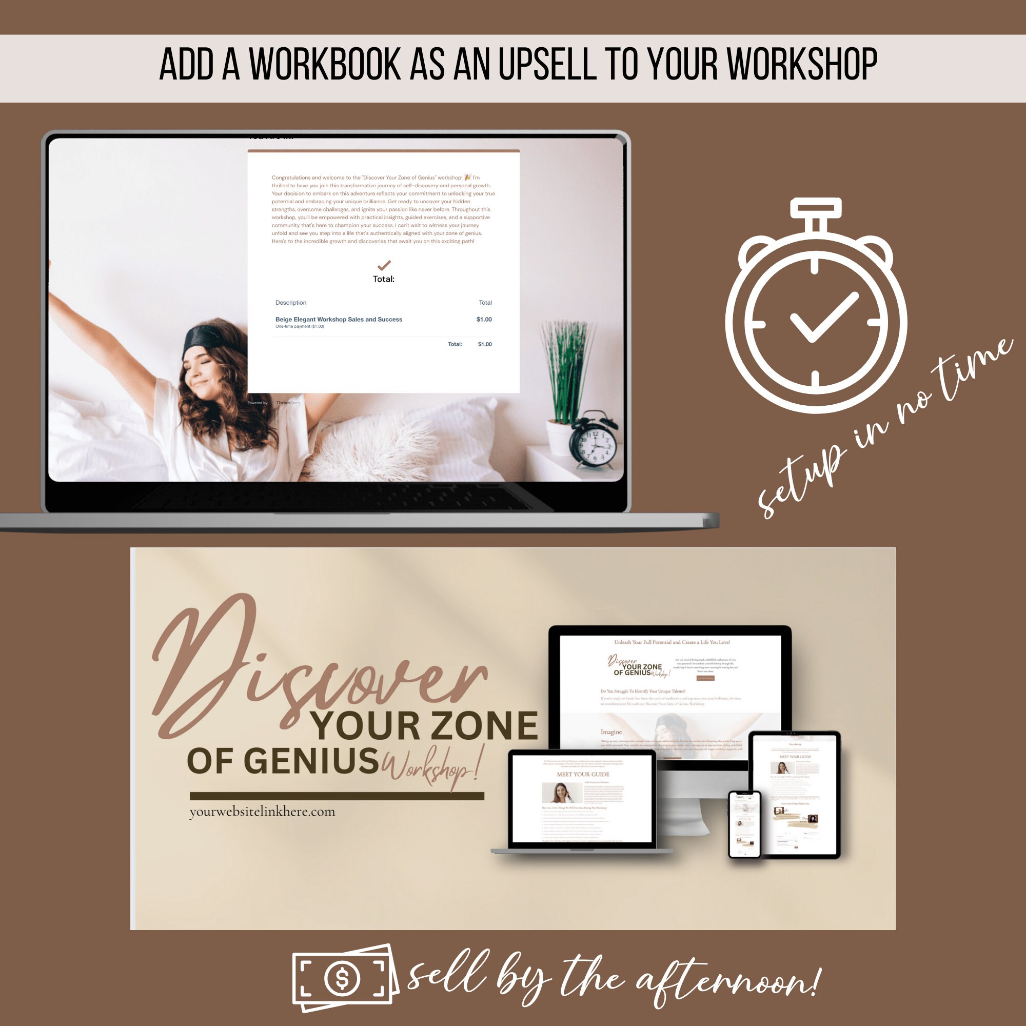 Elegant Thrivecart Sales & Success Page Template - Etsy