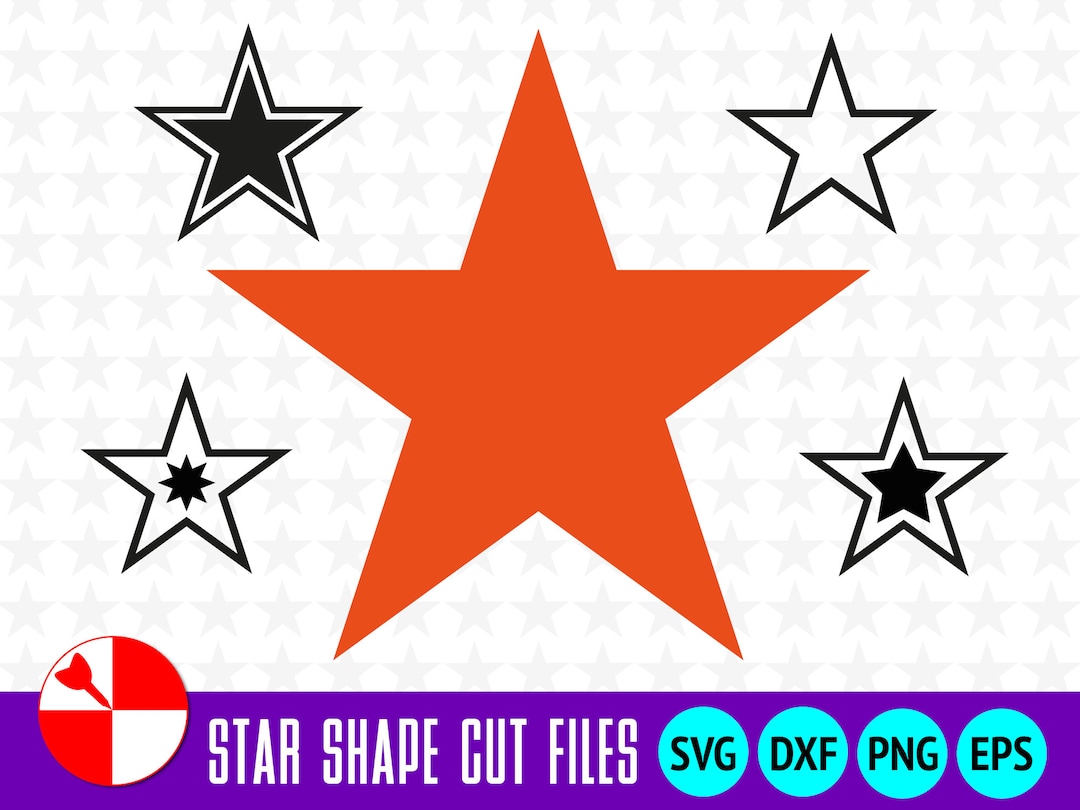 Star SVG File dxf, Png, Eps - Etsy