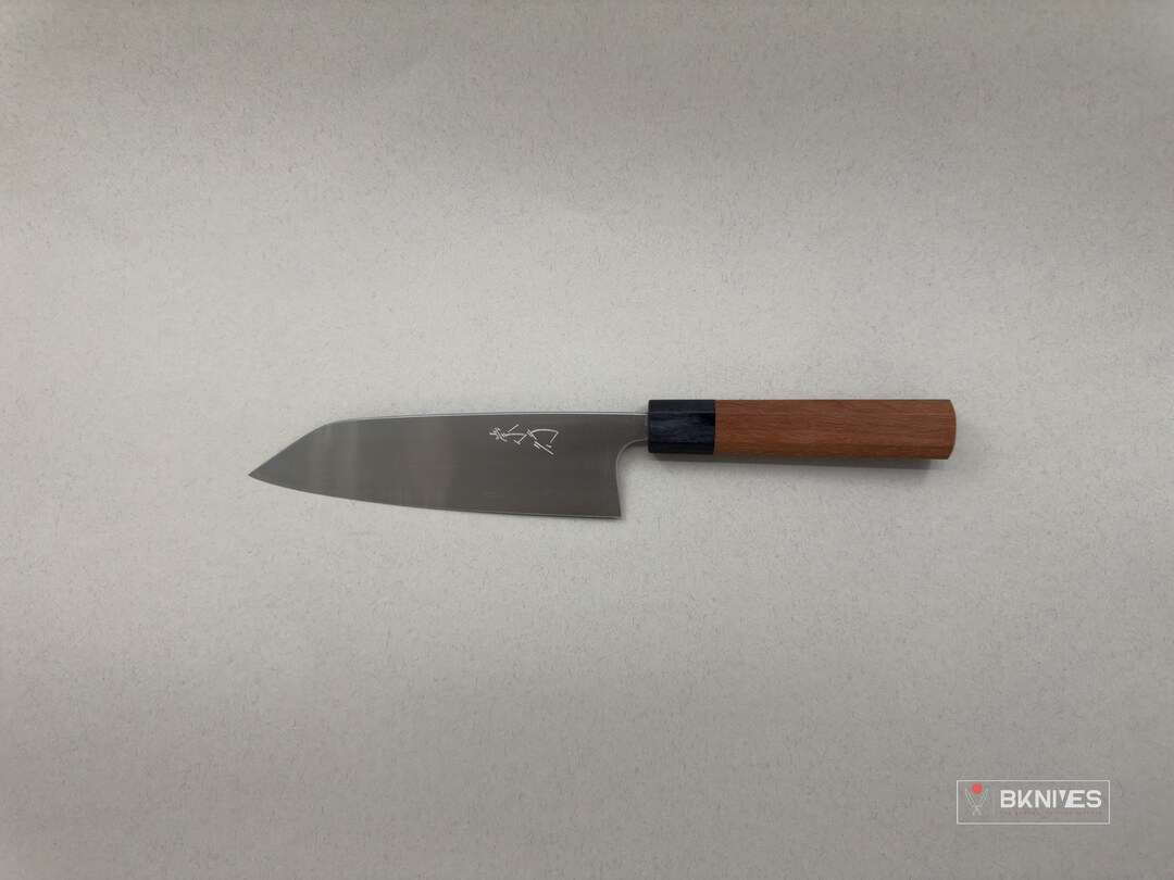 Shibata Koutetsu Type 3 AS Migaki Santoku 165MM Knife - Etsy