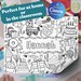 Personalized Birthday Coloring Placemat: Canva Editable (download ...