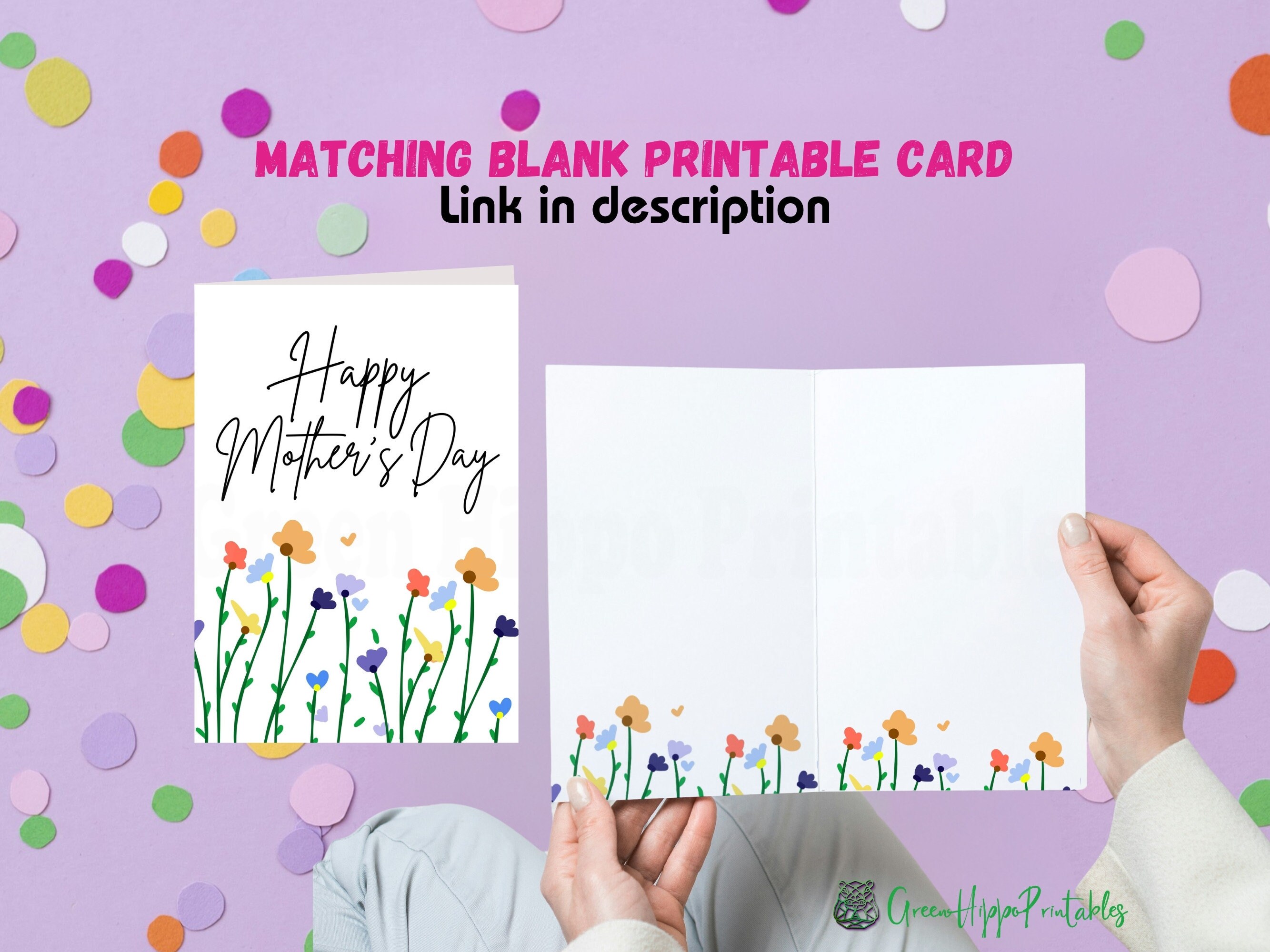 Mother's Day Printable Keepsake, Mother's Day Gift, Classroom Mother's ...