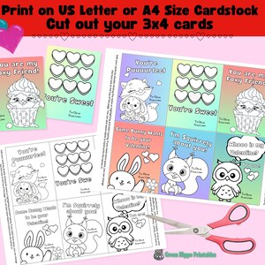 Editable Valentines Day Coloring Valentines Custom Coloring Kids ...