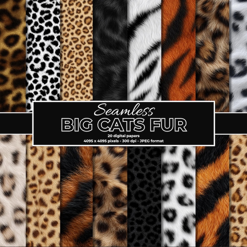 Tiger Pelt - Etsy