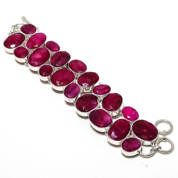 Red Ruby Bracelet - Etsy