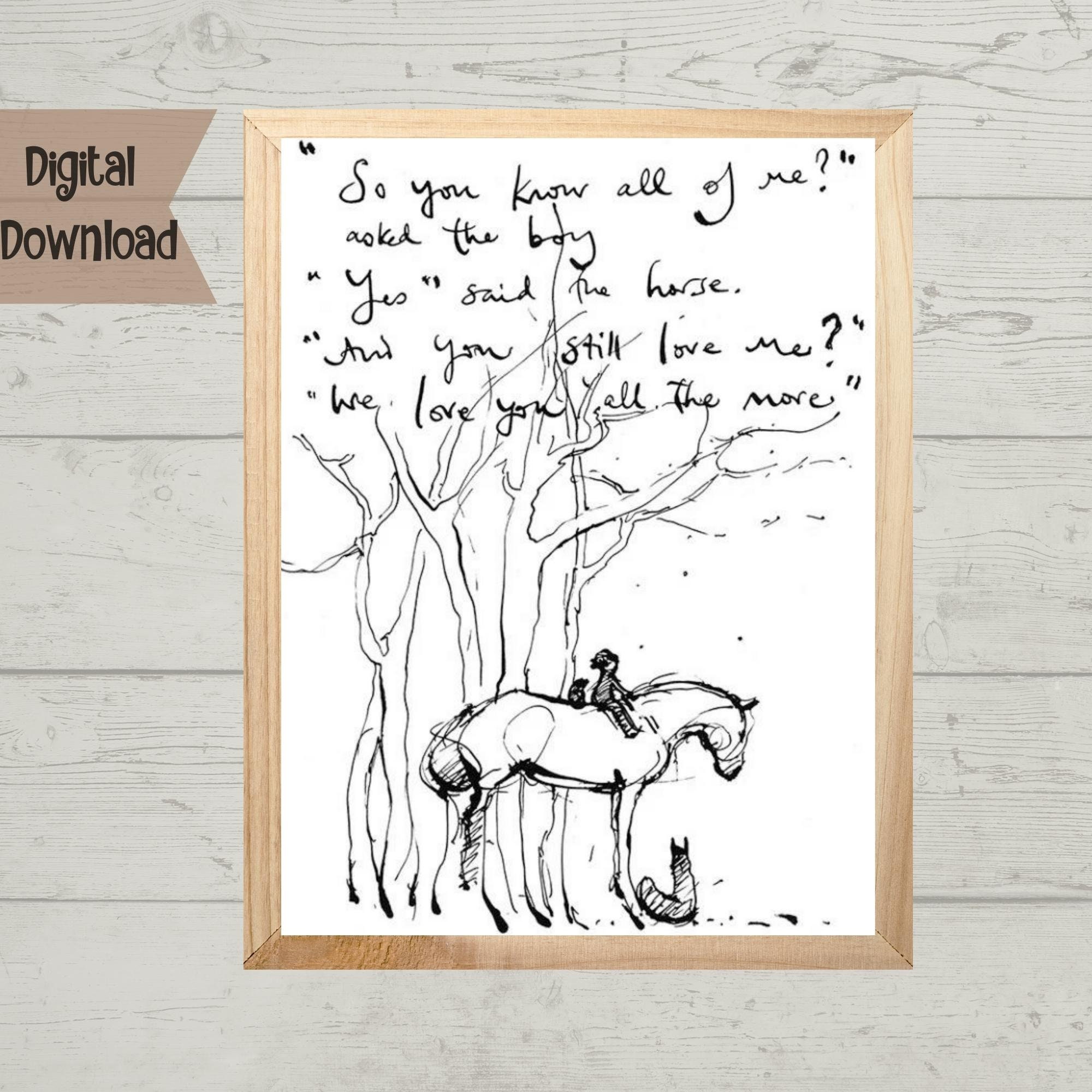 The Boy the Mole the Fox and the Horse by Charlie Mackesy - Etsy Canada