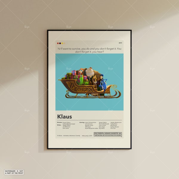 Klaus Movie - Etsy