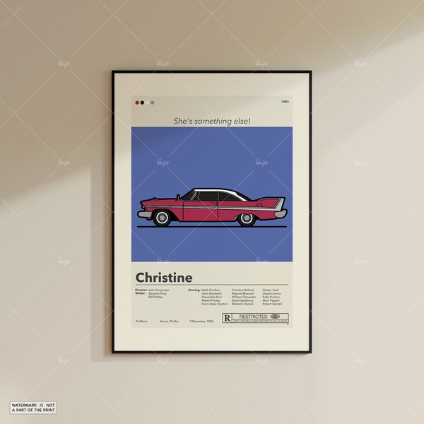 Christine Movie Posters - Etsy