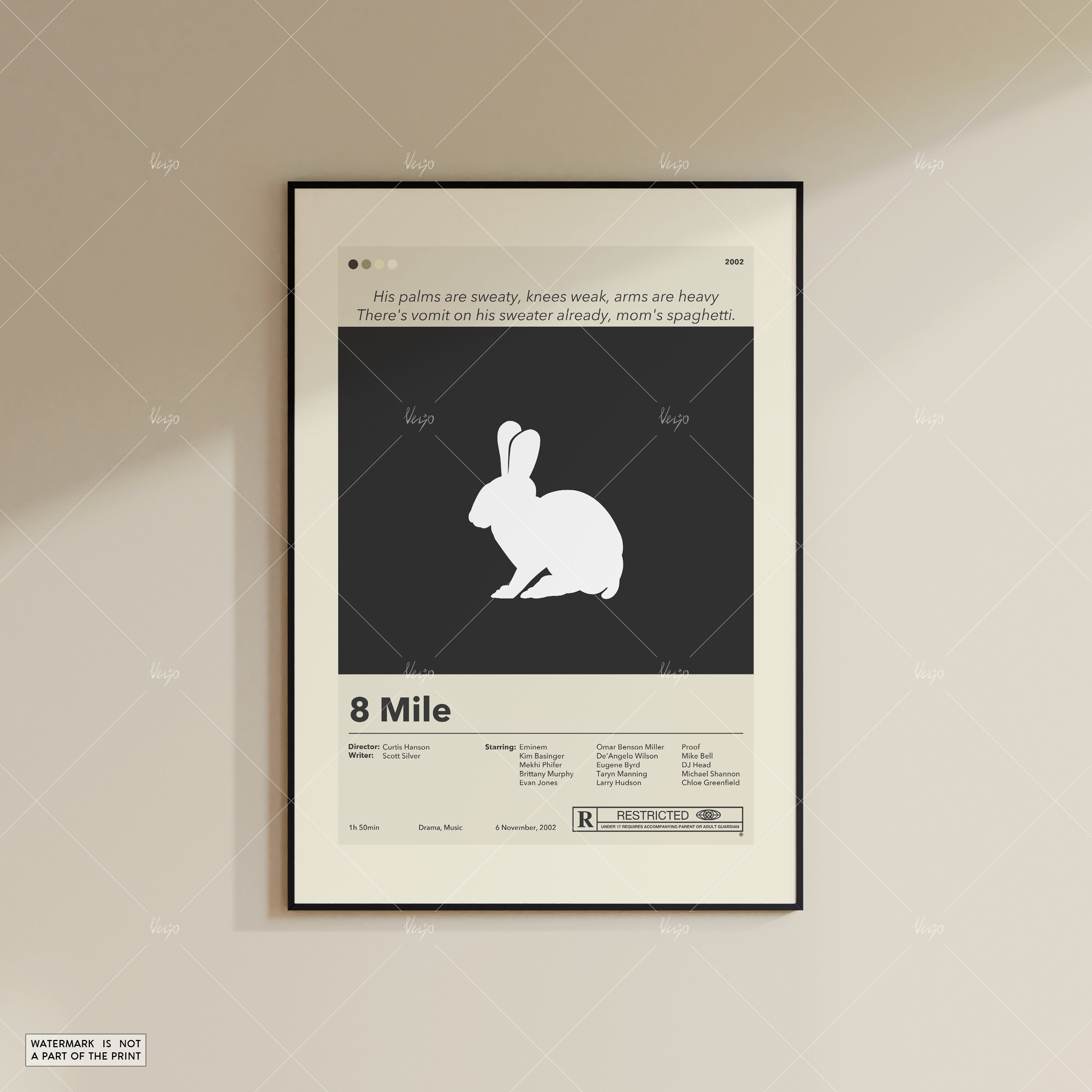 8 Mile Movie Poster