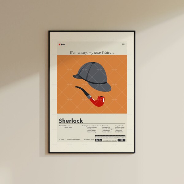 Sherlock Poster - Etsy