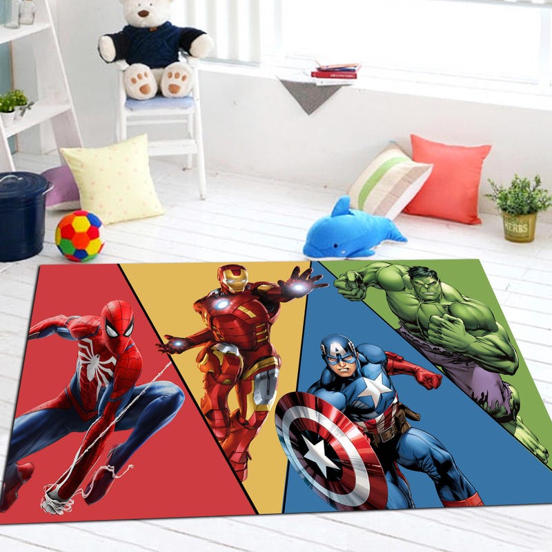 Avengers Rug - Etsy