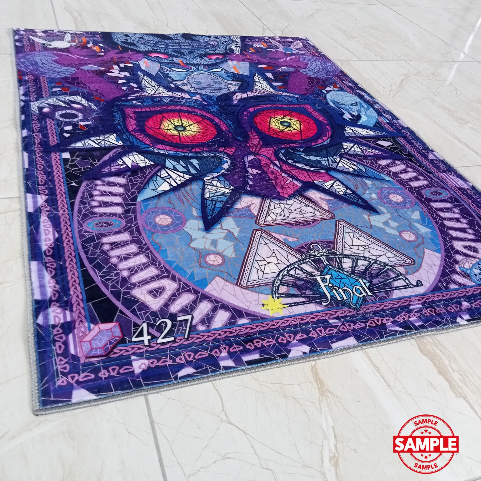 Retro Rug, Retro Groovy Rug, Groovy Patterned Rug, Hippie Rug, Modern ...