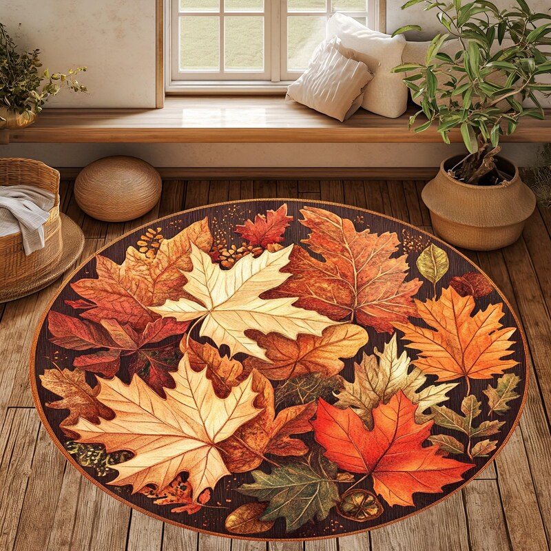 Leaf Rug - Etsy