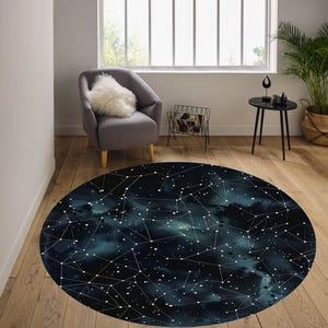 Constellations Rug,map Rug Astronomy Constellation Rug Chart Rug ...