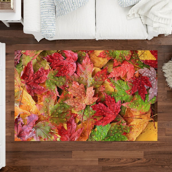 Leaf Rug - Etsy