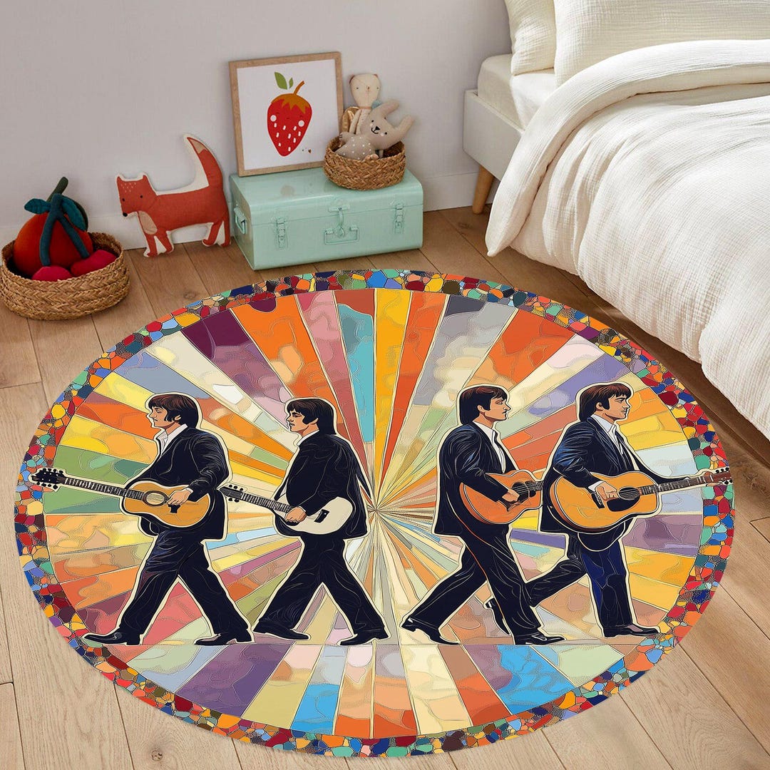 The Beatles Rug,music Rug,area Rug,home Decor Rug,the Beatles Gift Boys ...