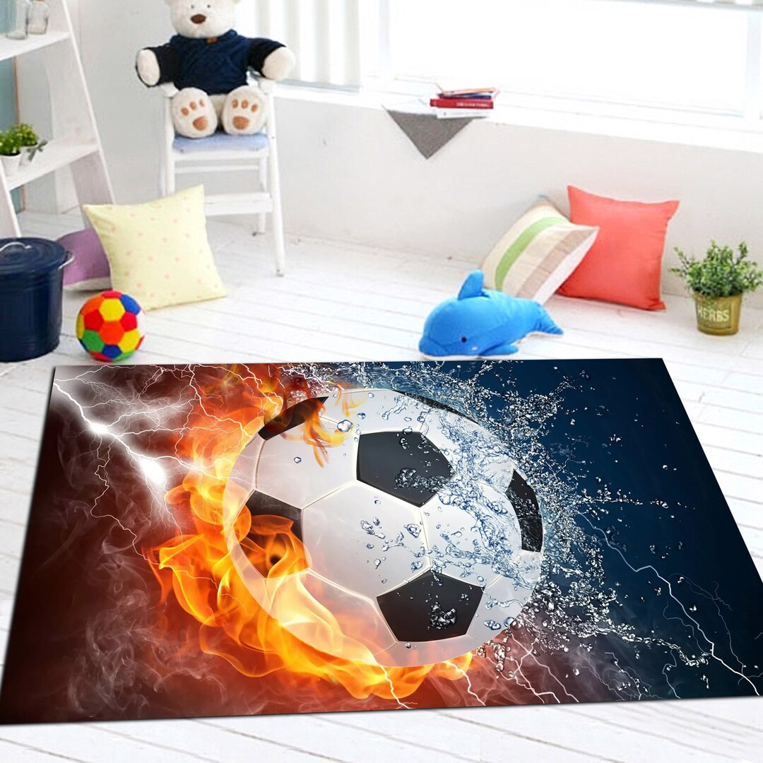 Soccer Rug,football Rug,football Field Ball,football Ball Rug,sport Rug ...