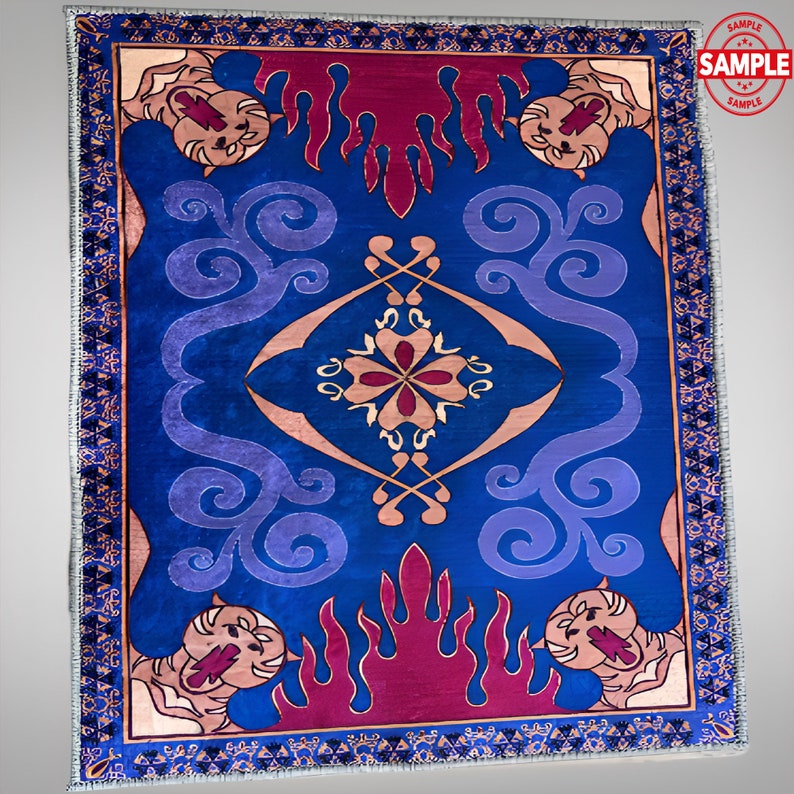 Aladdin Rug, Aladdin Magic Carpet, Fantastic Rug, Living Room Rug, Kids ...