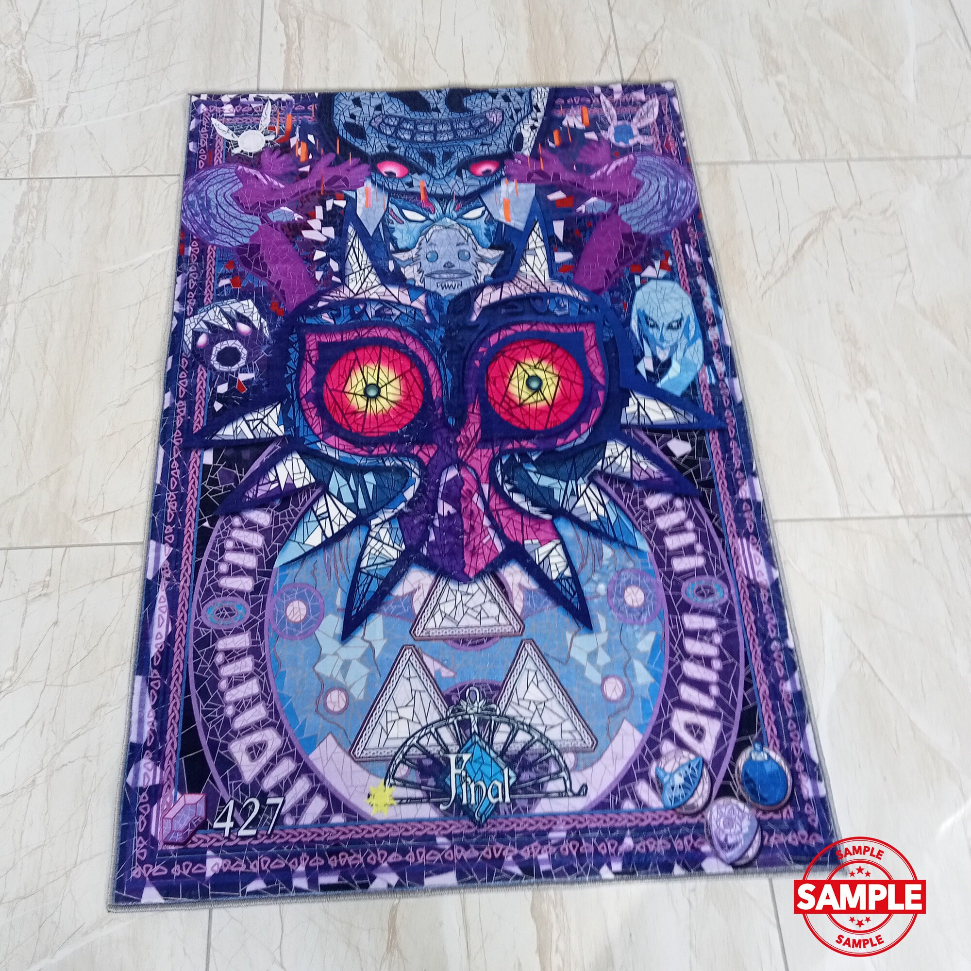 Retro Rug, Retro Groovy Rug, Groovy Patterned Rug, Hippie Rug, Modern ...