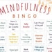 Mindfulness BINGO Game - 20 Player - School Counseling Activity ...