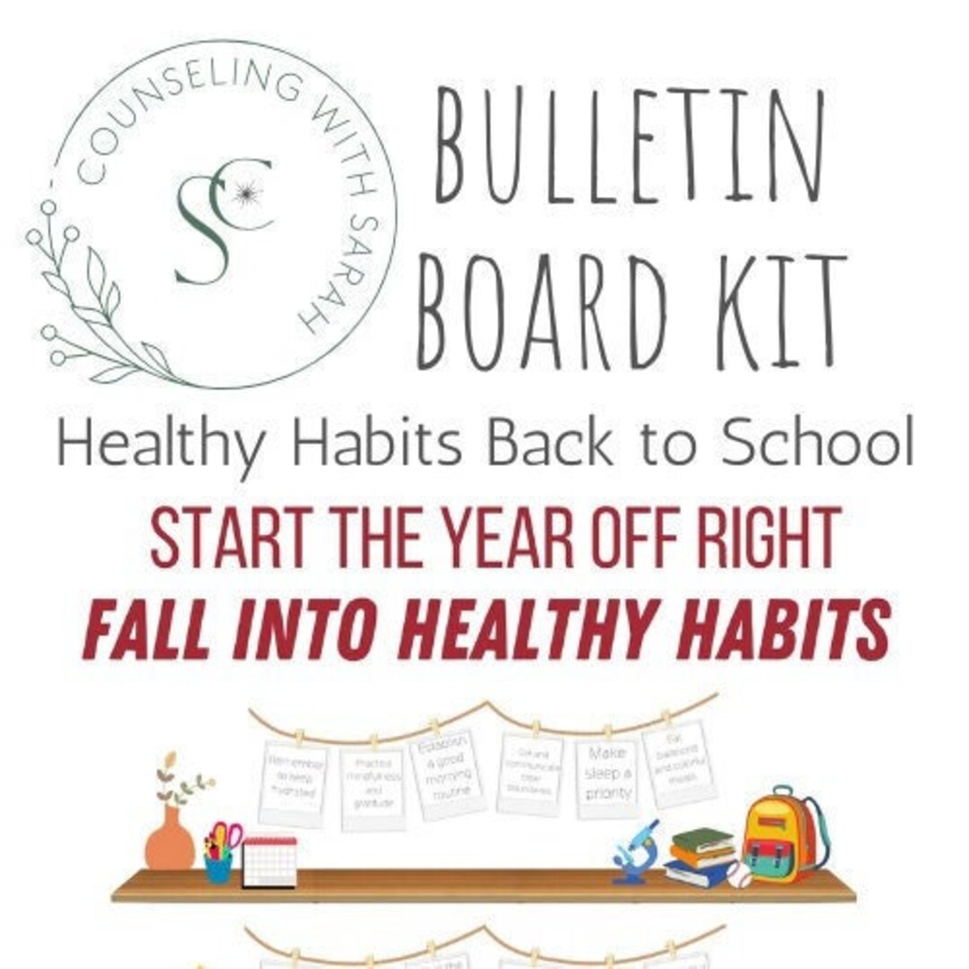 Bulletin Board - Fall Into Healthy Habits - Back to School - School ...