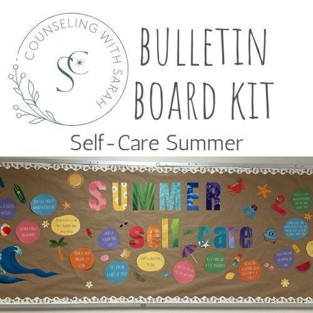 Summer Self-care School Bulletin Board - Etsy