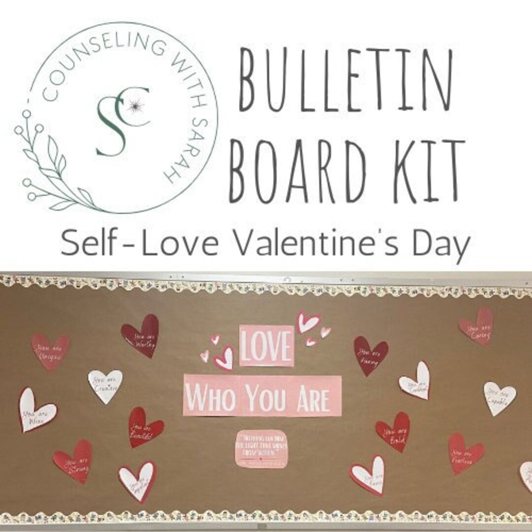 Valentine's Day Self-love School Bulletin Board - Etsy