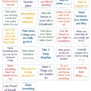 Healthy Habits BINGO - 10 Player - School Counseling Activity ...