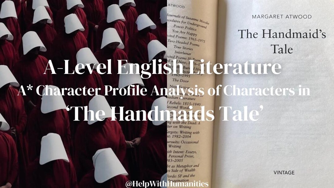 Character Profiles: 'the Handmaids Tale' A-level English Literature - Etsy